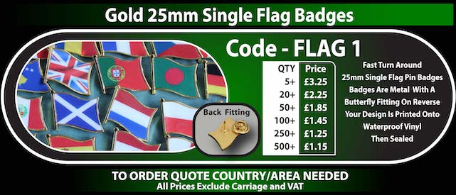 Lapelpinbadges - Flag Pins