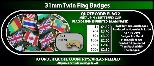 Lapelpinbadges - Flag Pins