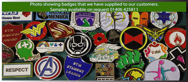 Lapel Pin Badges - Die Struck Enamel