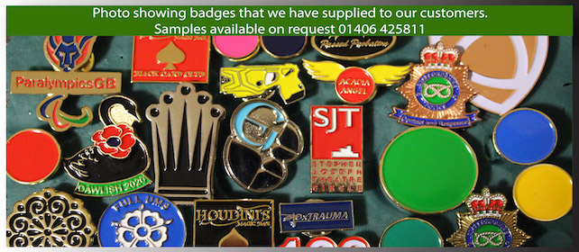 Lapel Pin Badges - Die Struck Enamel