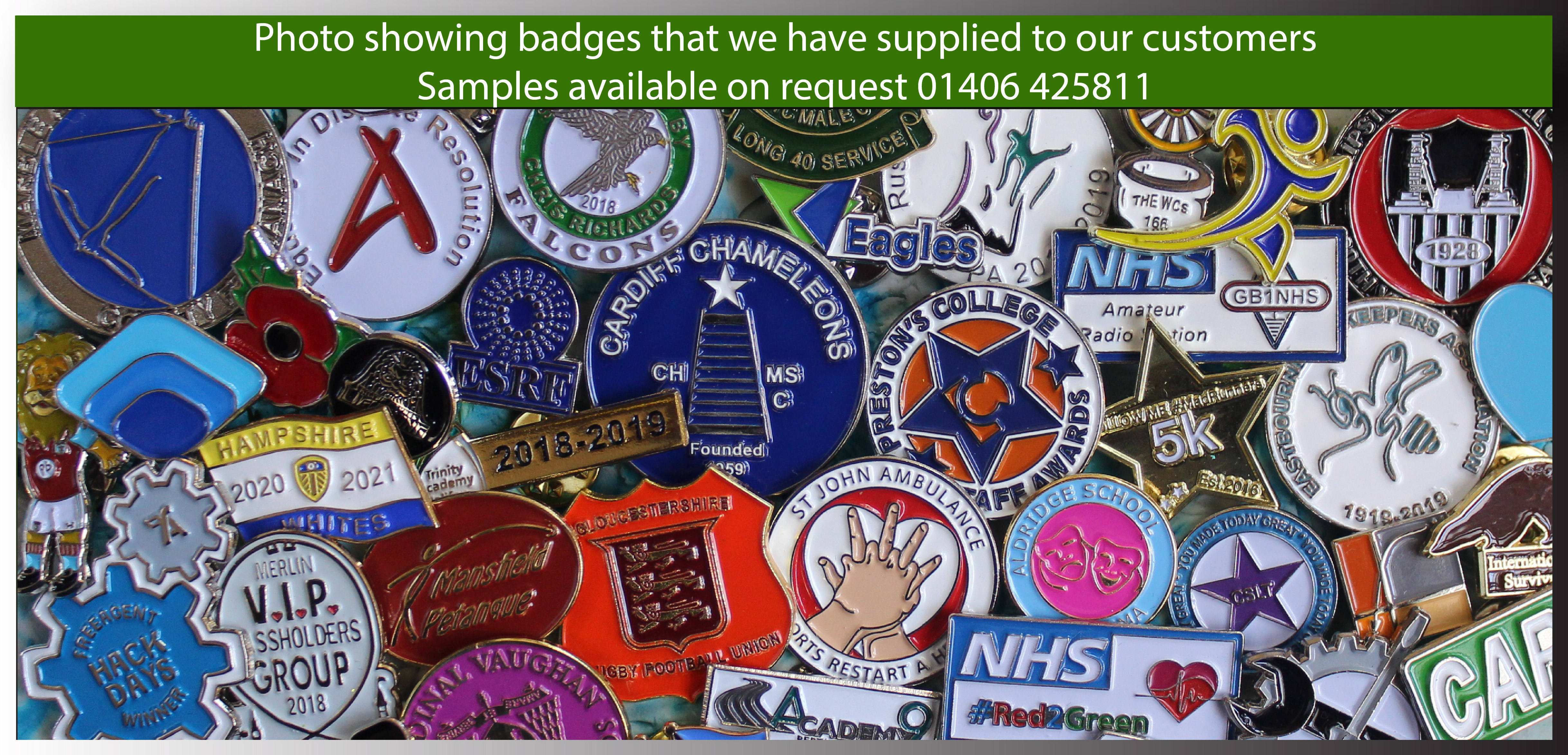 Lapel Pin Badges - Die Struck Enamel