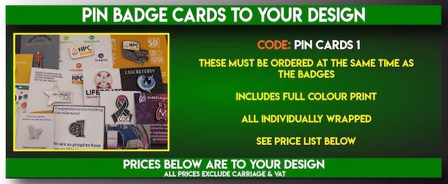 Lapel Pin Badges - Cases & Pin Badge Cards