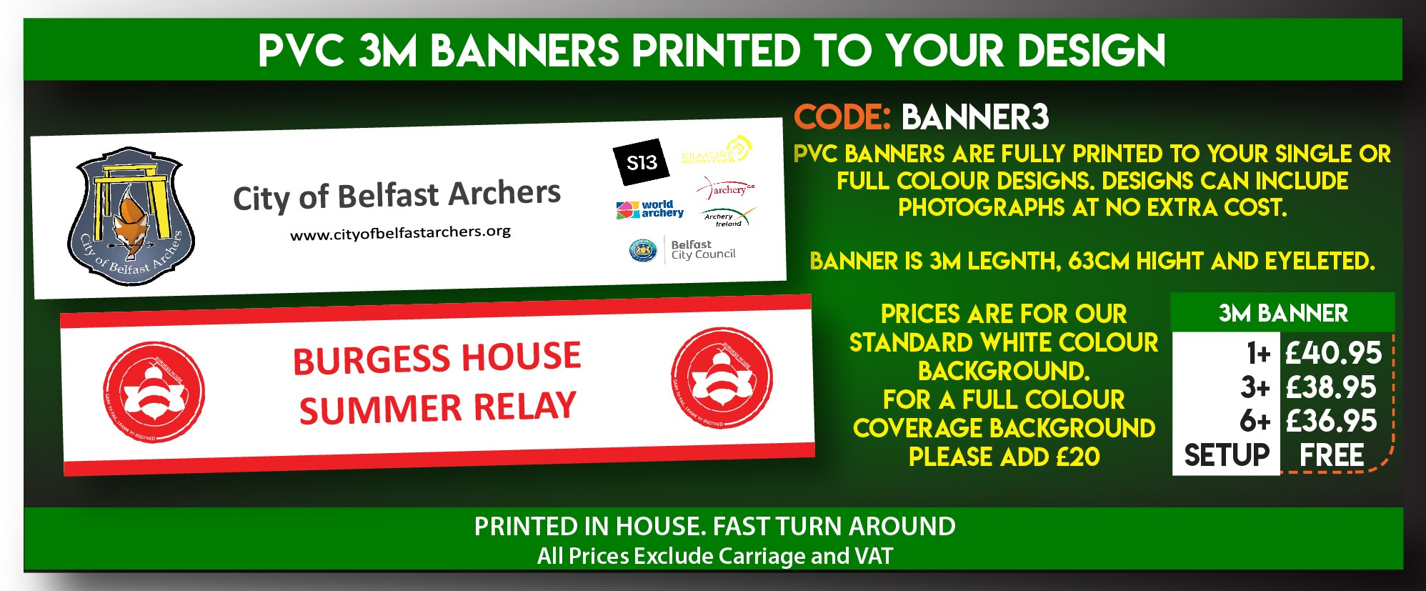 Lapel Pin Badges - Printed Banners