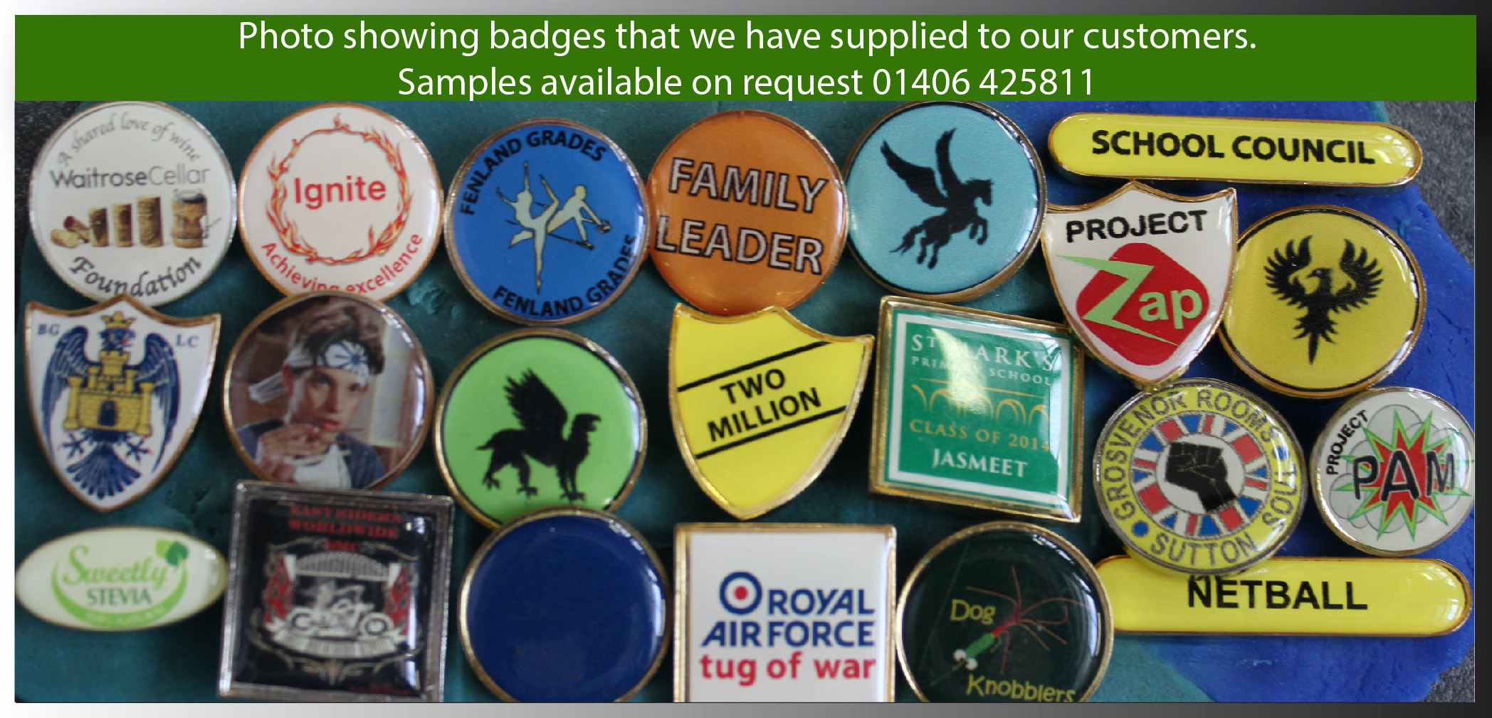 Lapel Pin Badges - Standard Shape Bespoke Badges