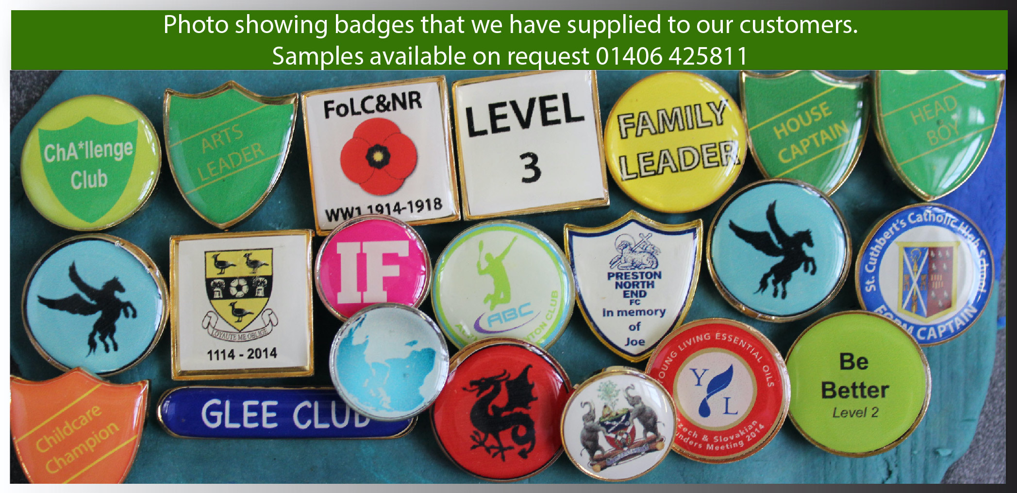 Lapel Pin Badges - Standard Shape Bespoke Badges