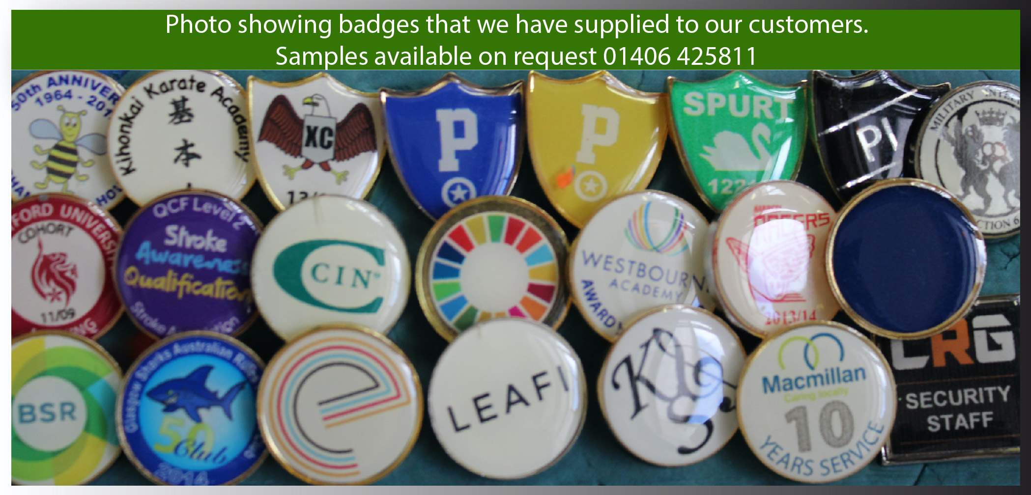 Lapel Pin Badges - Standard Shape Bespoke Badges