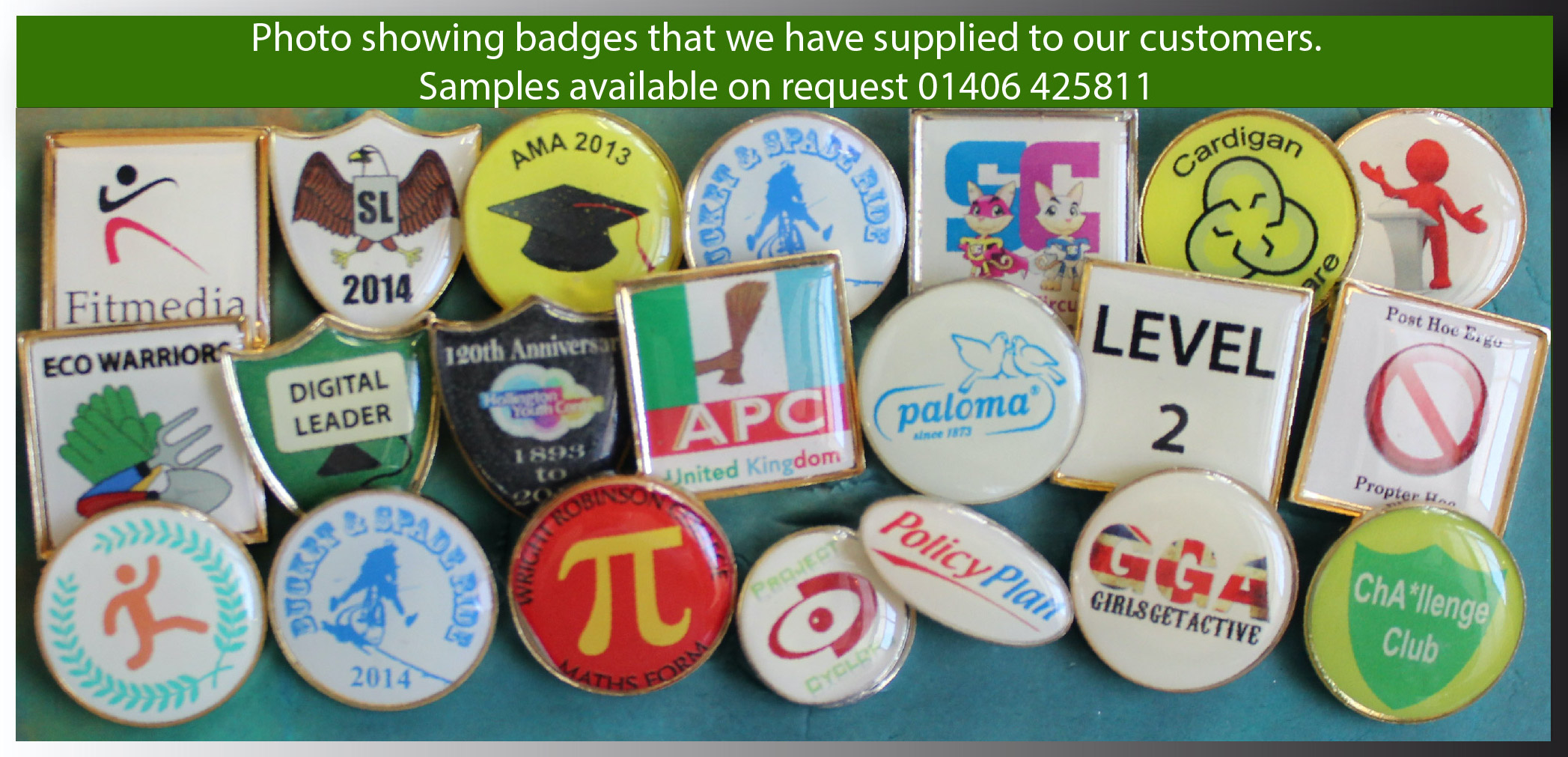 Lapel Pin Badges - Standard Shape Bespoke Badges